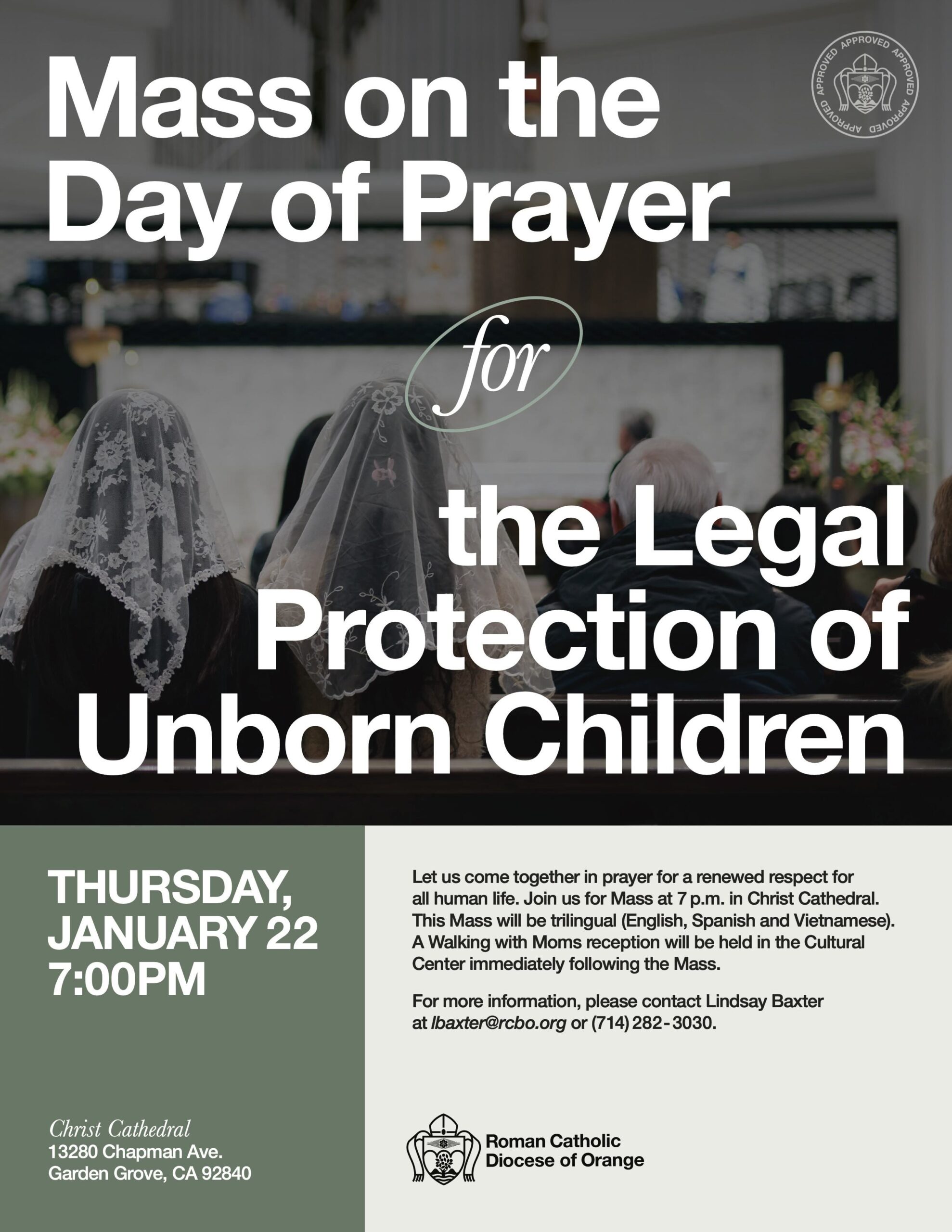 Mass on the Day of Prayer for the Legal Protection of Unborn Children ...